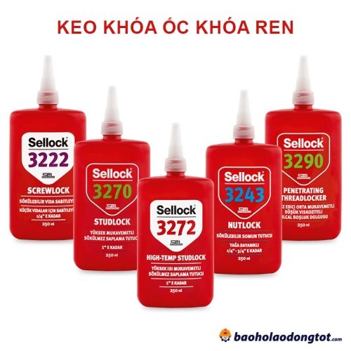Keo khóa ốc khóa ren định vị bạc đạn Sellock
